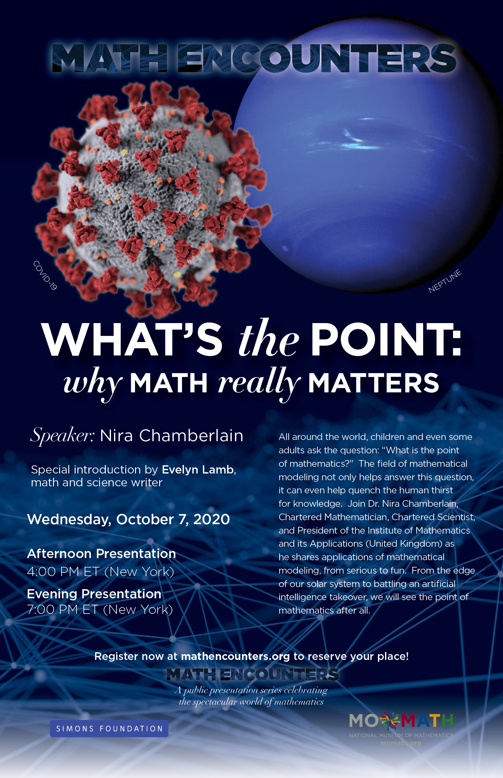 Previous Math Encounters Presentations – National Museum of Mathematics