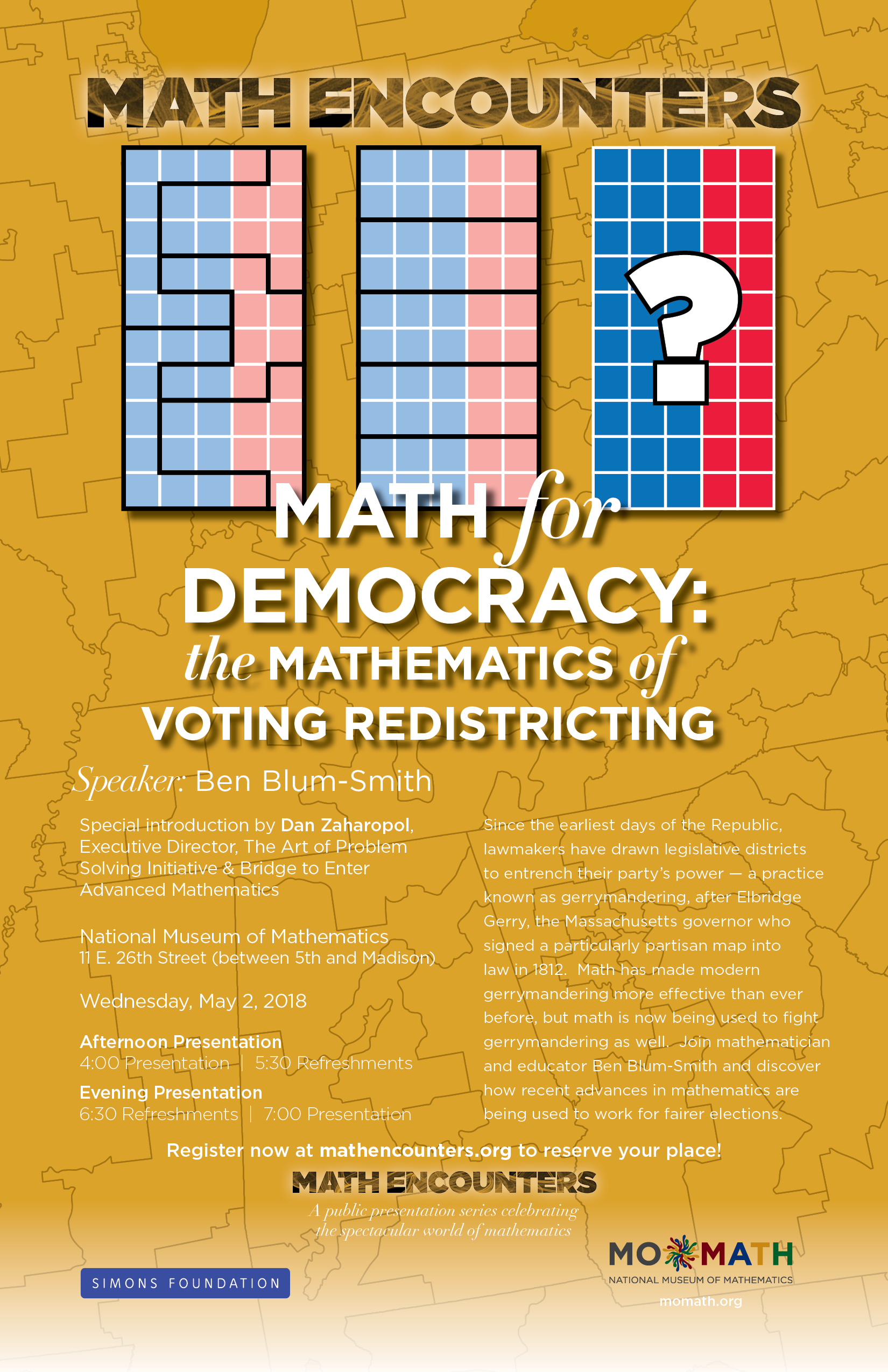 Math Encounters: "Math for Democracy: the Mathematics of Voting ...